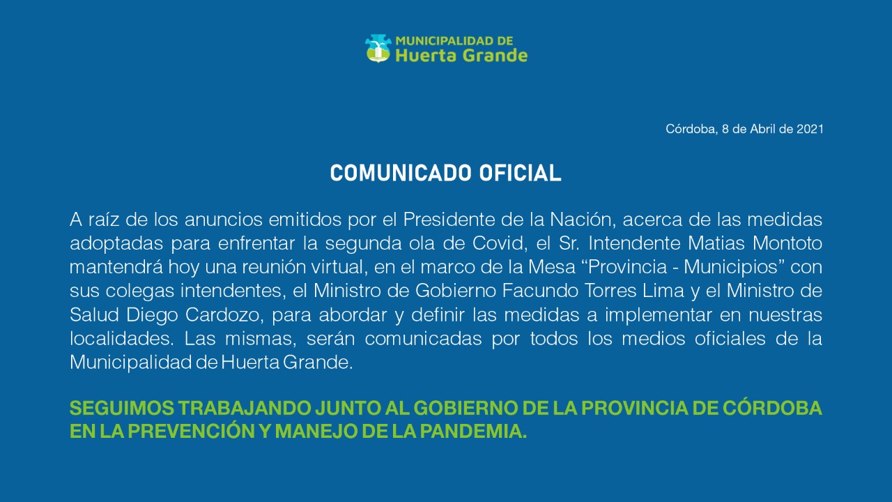 Comunicado Oficial